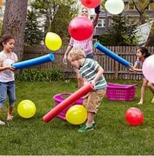 Pool Noodle and Balloon Challenge
