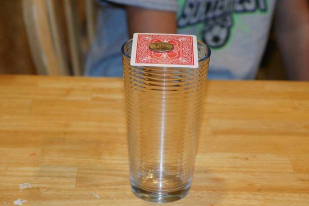 Coin Drop Magic Trick