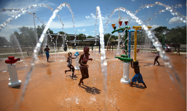 Barnett Recreation Center Sprayground Playground